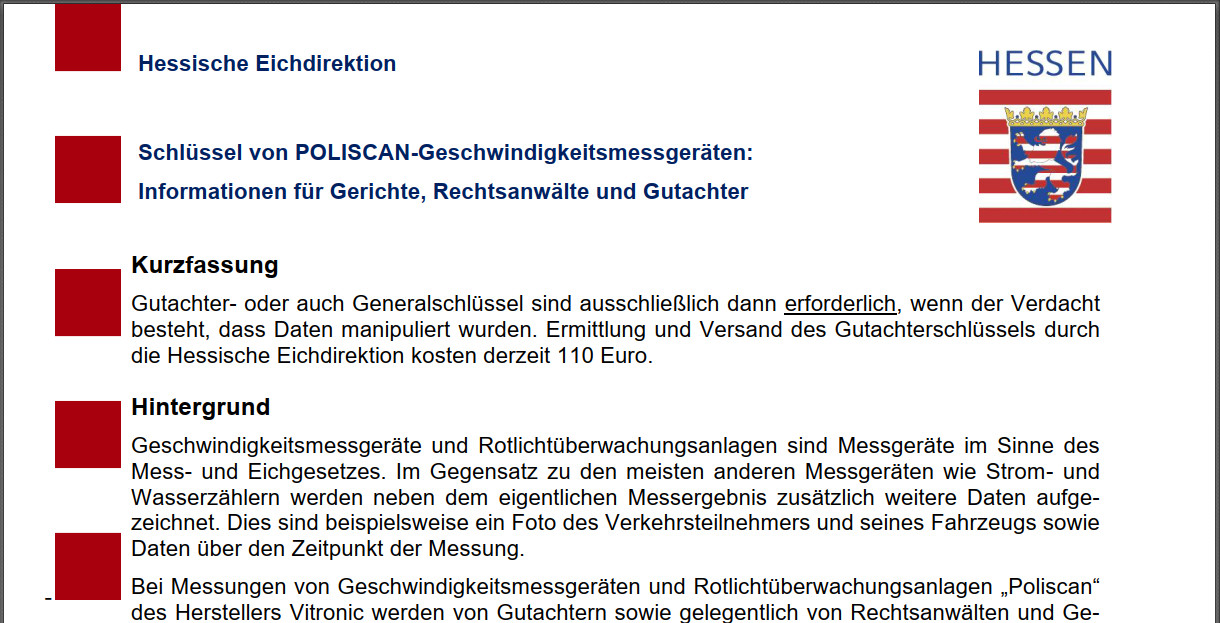 Poliscan: was ist ein "Gutachter-Schlüssel" - IB Stückmann